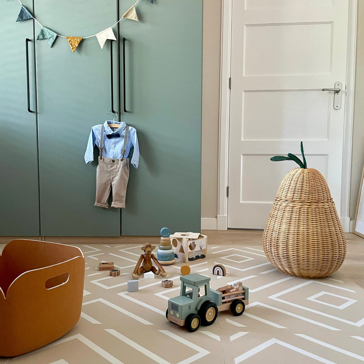 Modern Blocks Play Mat - Non-Toxic & Stylish | Eeveve